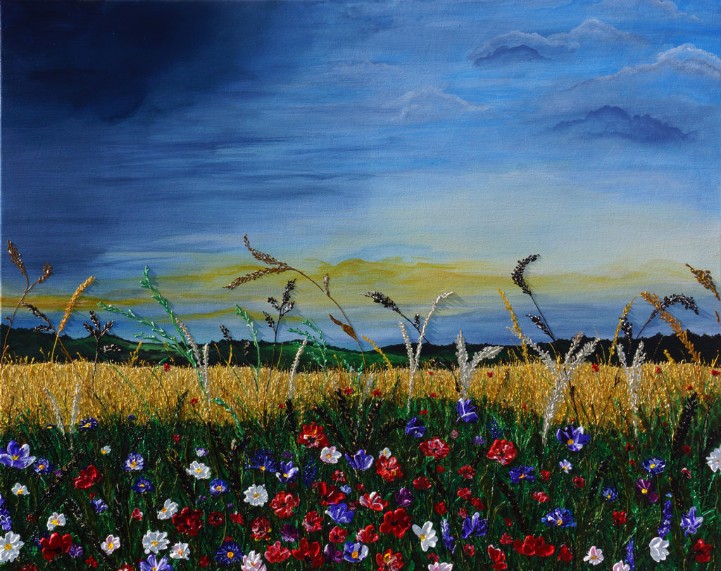 A Day in September - Original - Landscape - Jolanta Rabenstein Art